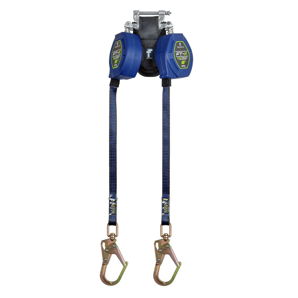 FallTech - 8' EdgeCore FT-X Class 2 LE SRL, Twin-leg with Aluminum ...