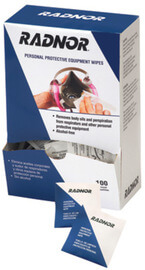 - RADNOR 5" X 8" Respirator Cleaning Wipes (100 Wipes Per Box) #RAD64051481